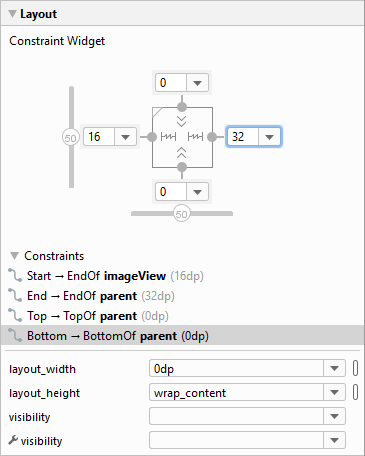 Configuring a TextView in Android