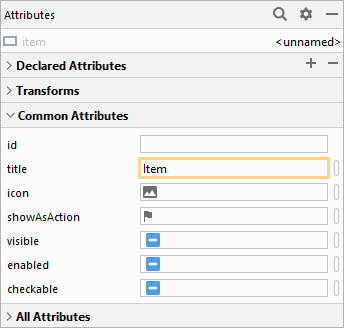 Adding Icons and Menu Items to an Android Toolbar