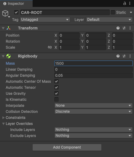 Unity 3D: Wheels and Wheel Colliders