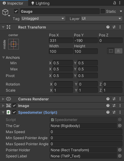 Unity 3D - Speedometers